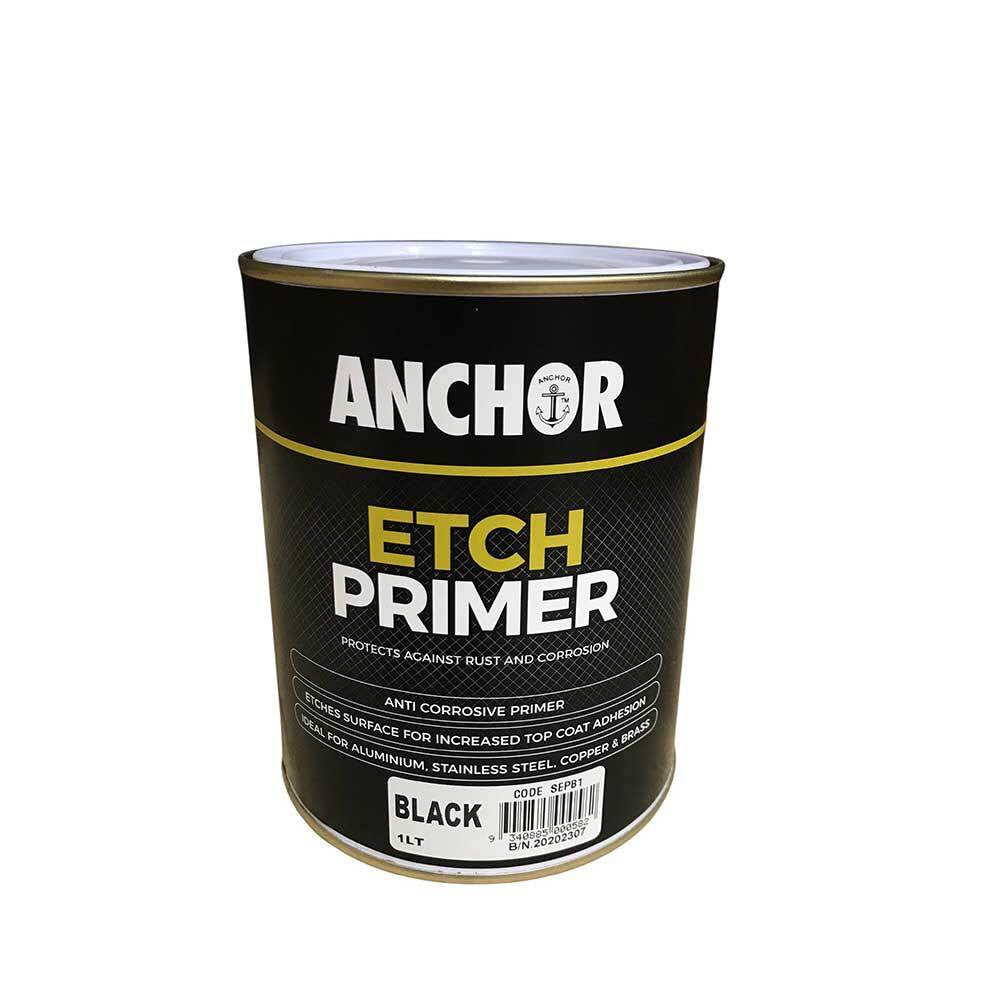 Anchor Etch Primer Paint Black 1ltr Can – OzCrazyBargains